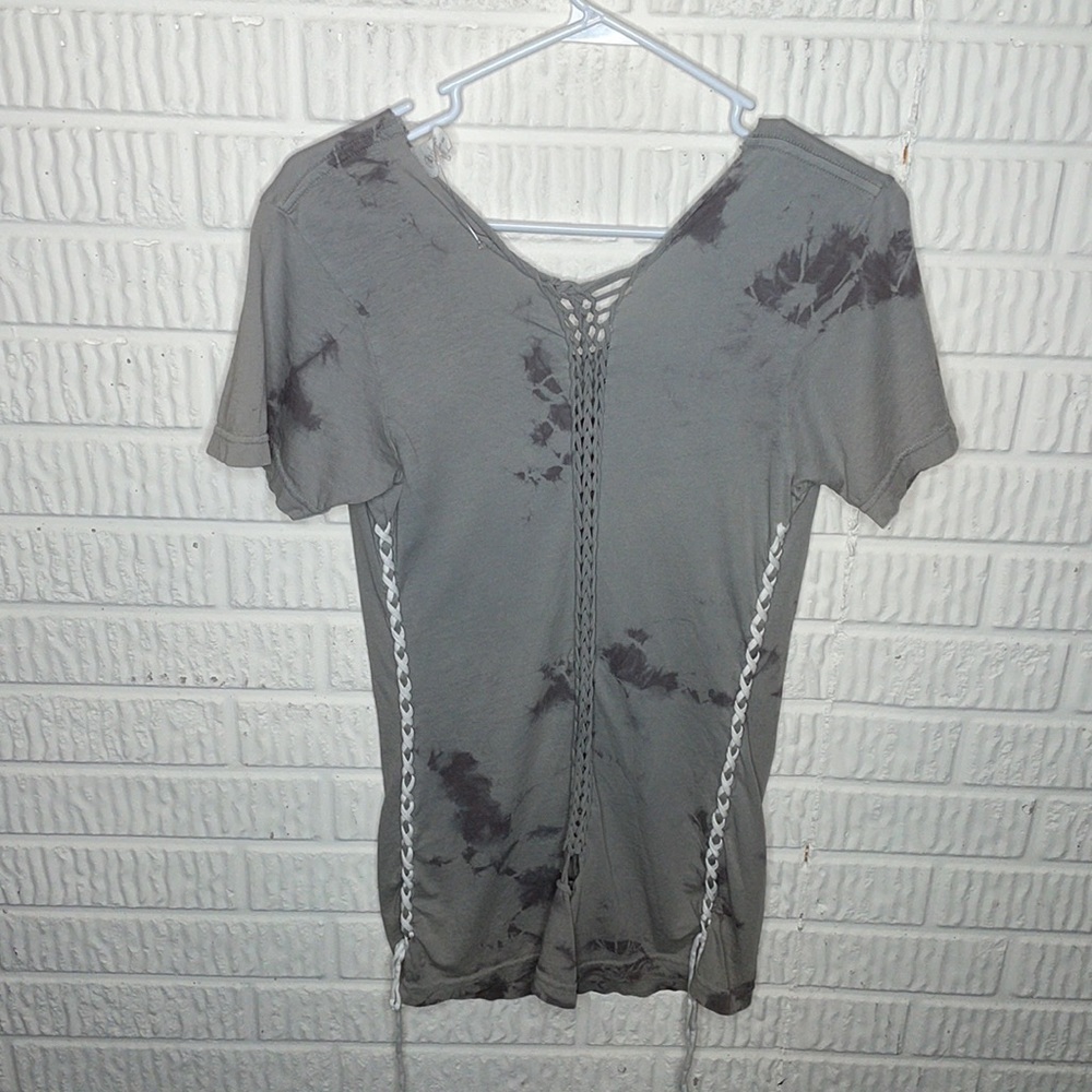 Vintage Affliction Off The Shoulder Distressed Top - Gem